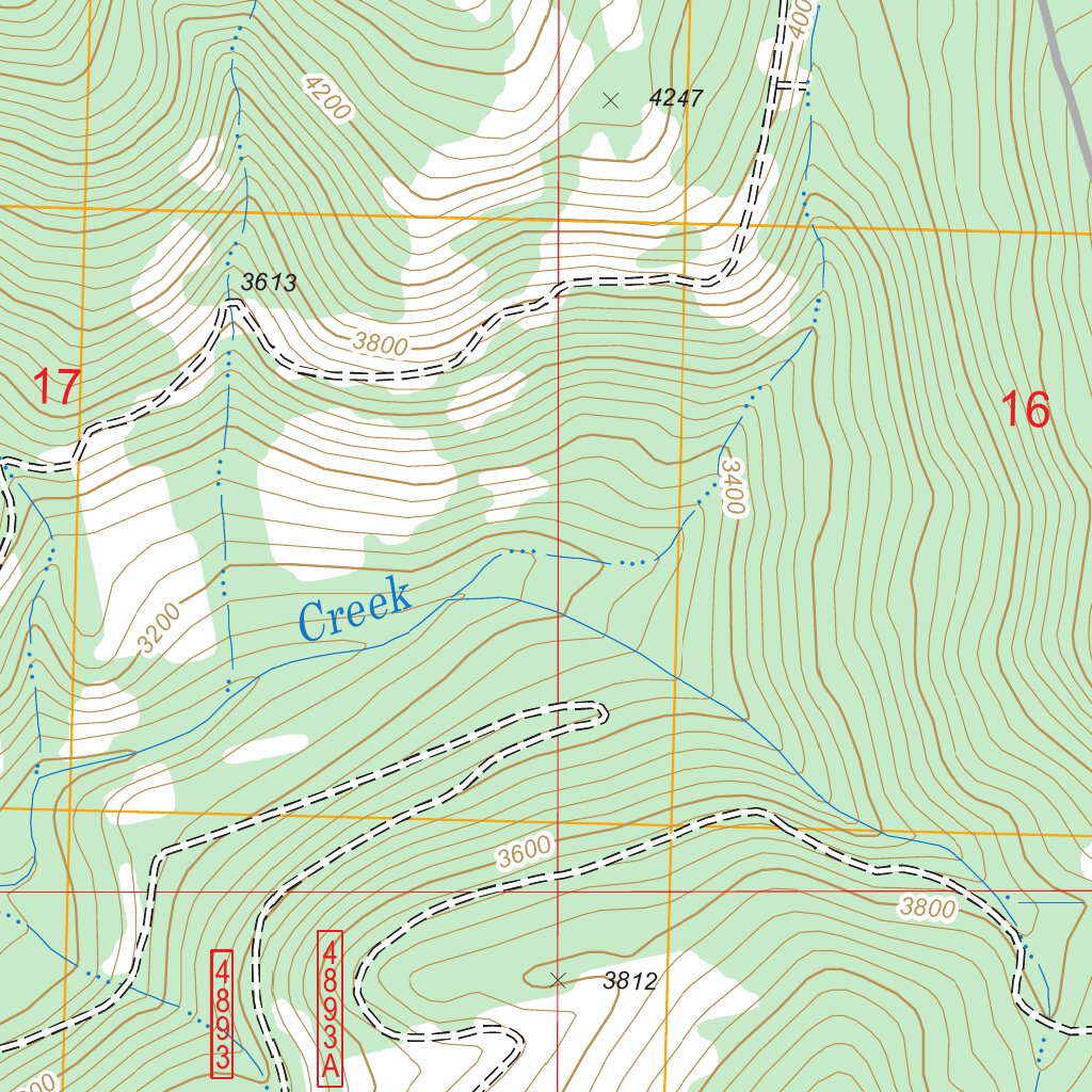 Davis Mountain, MT FSTopo Legacy Map by US Forest Service - Topo ...