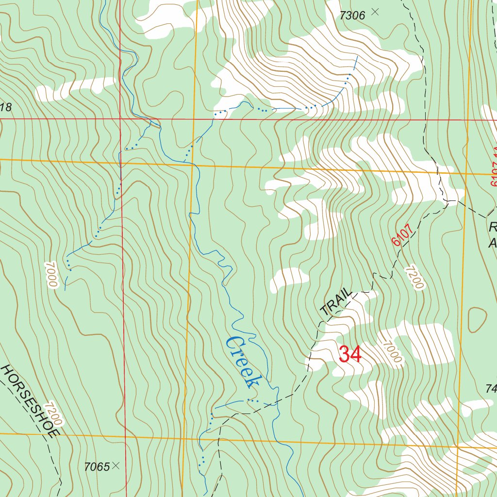 Davis Point, CO FSTopo Legacy Map by US Forest Service - Topo | Avenza Maps