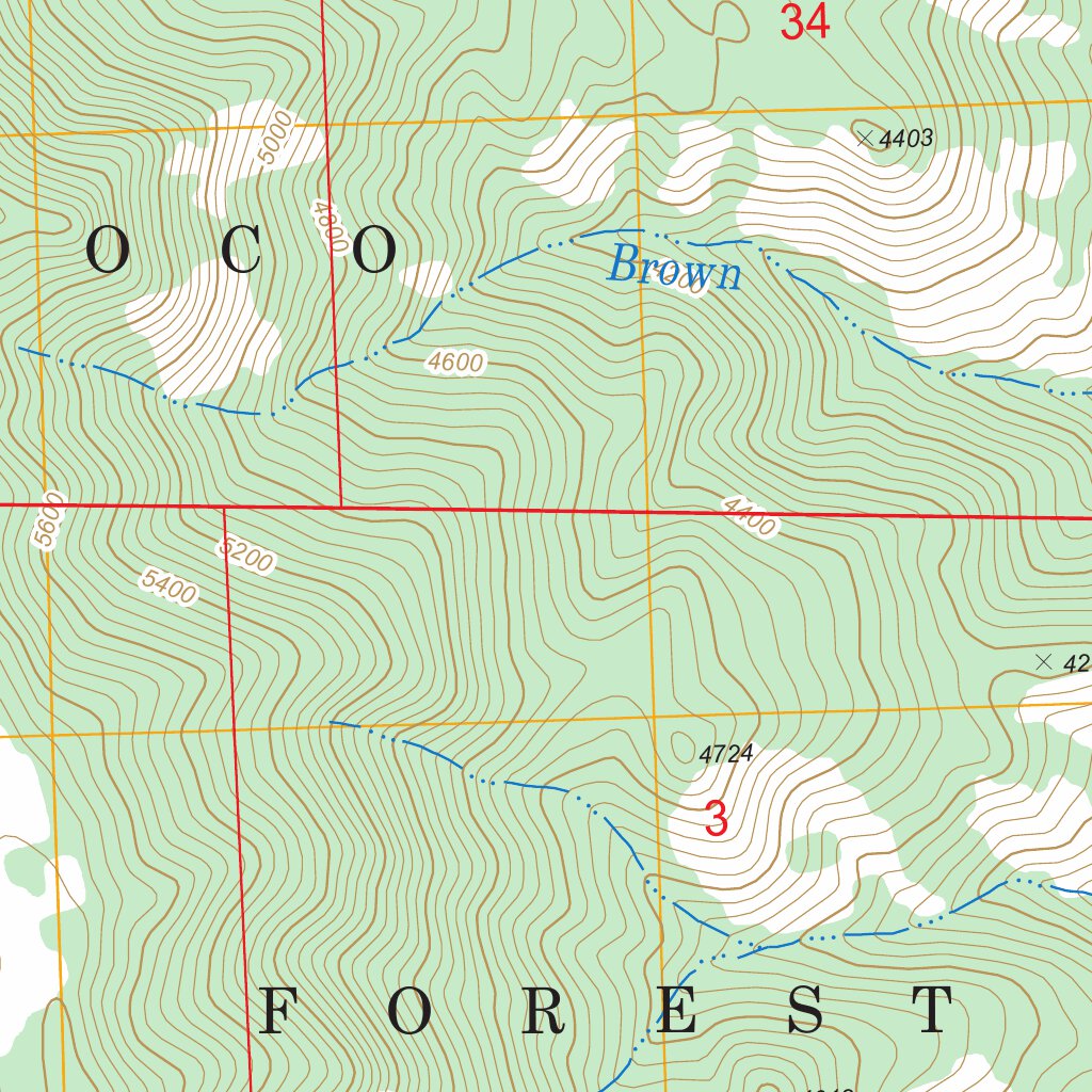 Dayville, OR FSTopo Legacy Map by US Forest Service - Topo | Avenza Maps