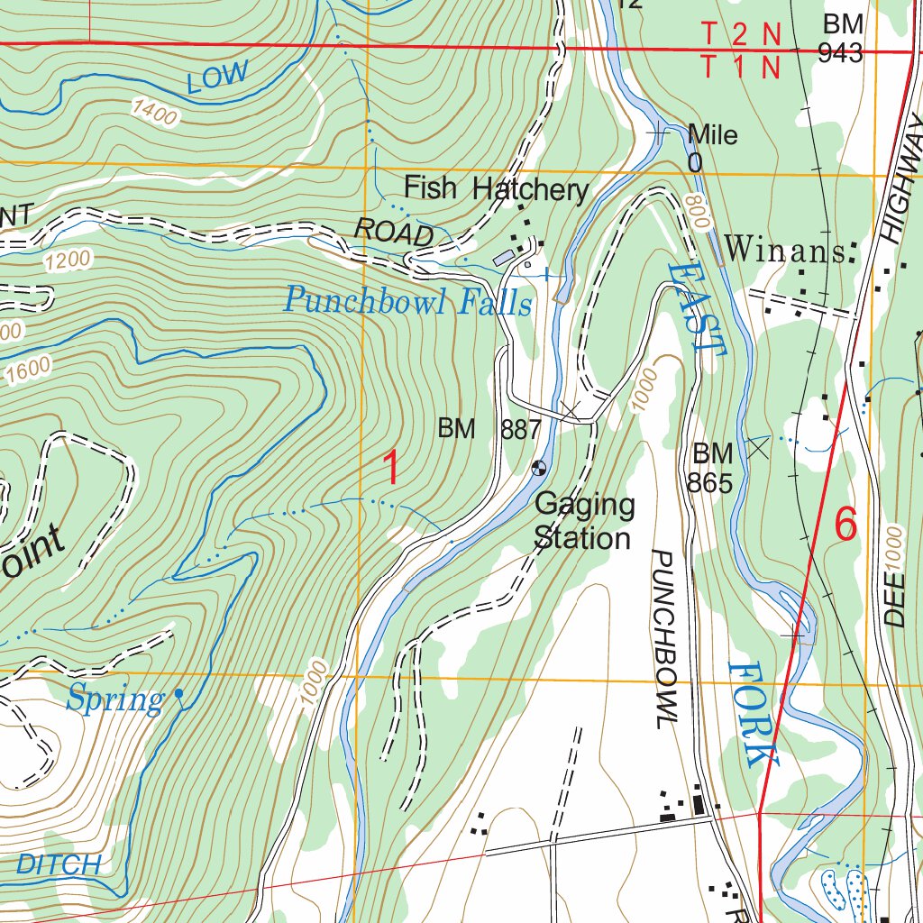 Dee, OR FSTopo Legacy Map by US Forest Service - Topo | Avenza Maps