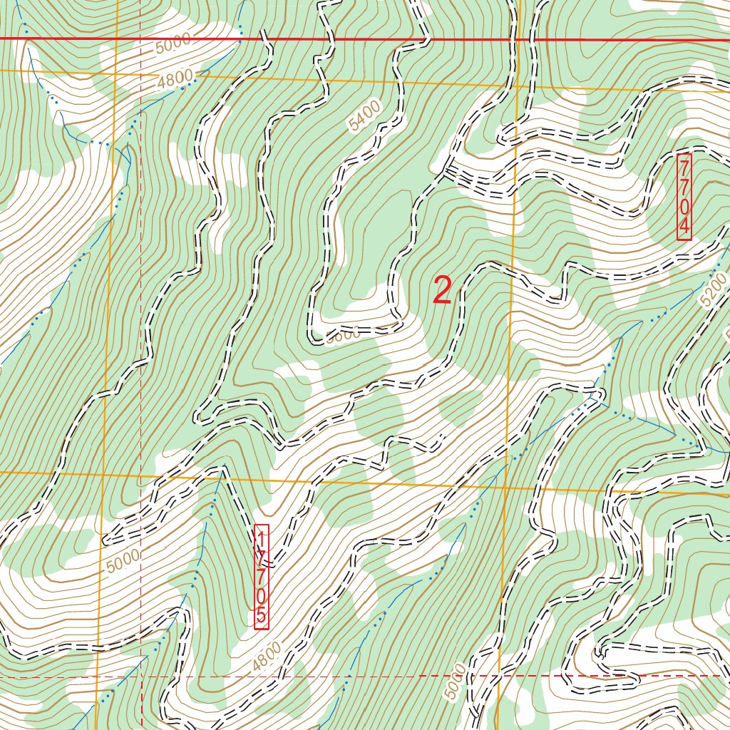 Deer Peak, MT FSTopo Legacy Map by US Forest Service - Topo | Avenza Maps