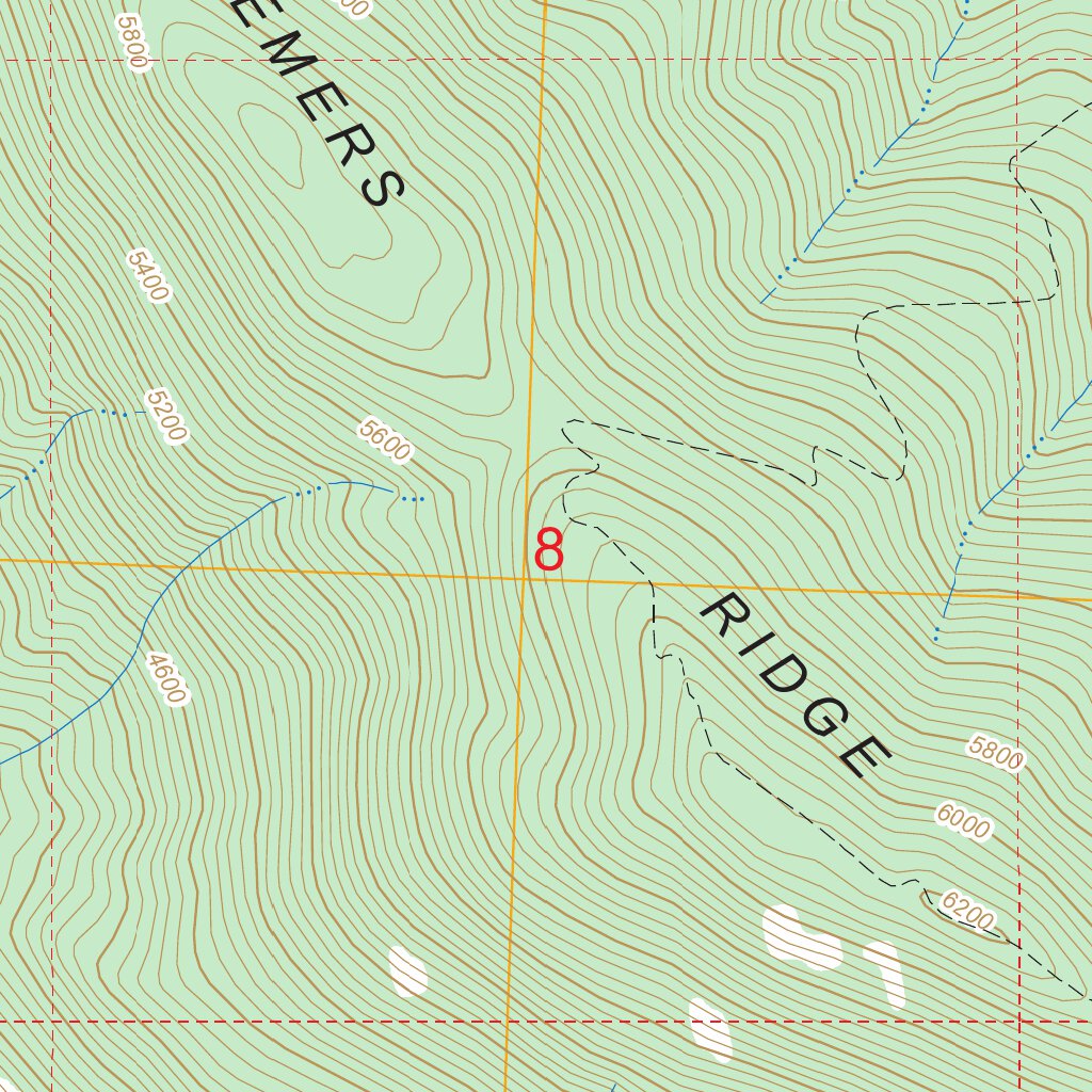Demers Ridge, MT FSTopo Legacy Map by US Forest Service - Topo | Avenza ...