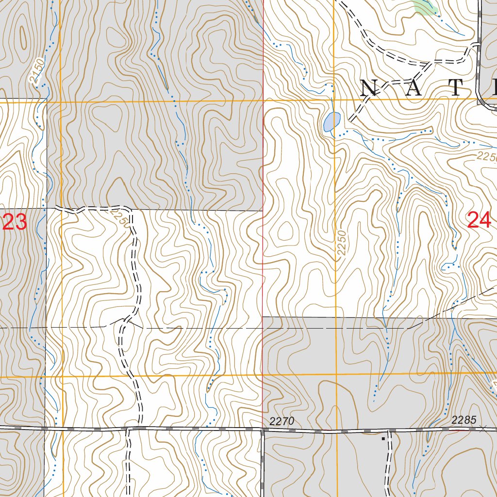 Dempsey, OK FSTopo Legacy Map by US Forest Service - Topo | Avenza Maps