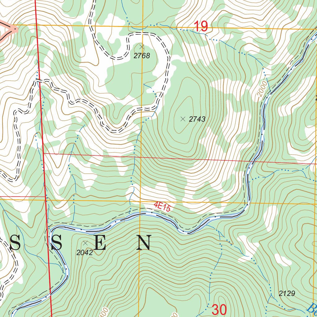 Devils Parade Ground, CA FSTopo Legacy Map by US Forest Service - Topo ...