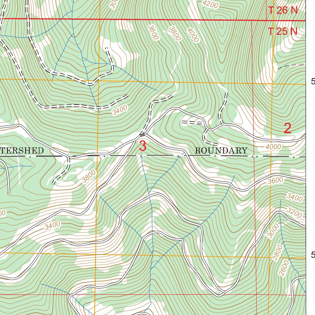 Devils Slide, WA FSTopo Legacy Map by US Forest Service - Topo | Avenza ...