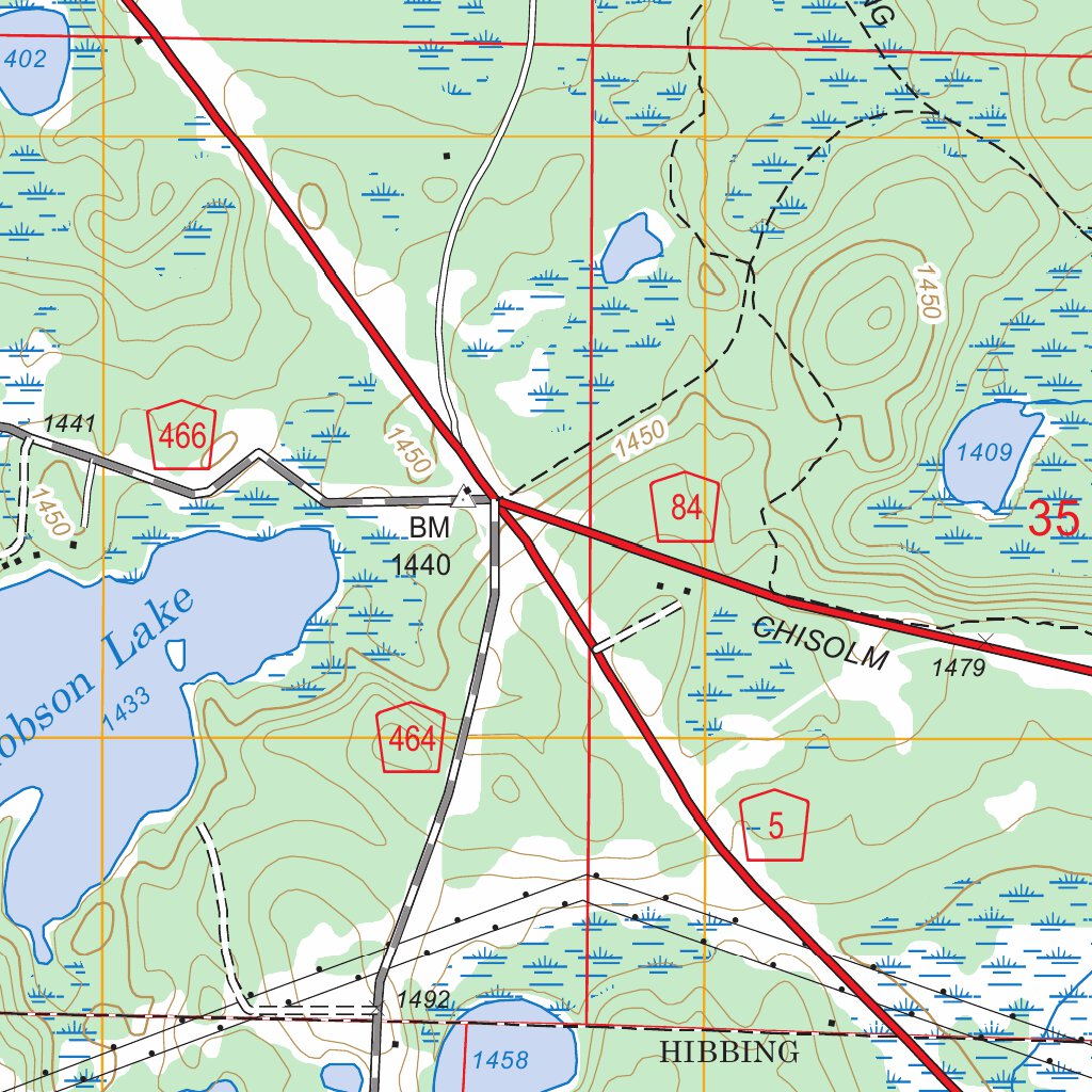 Dewey Lake, MN FSTopo Legacy Map by US Forest Service - Topo | Avenza Maps