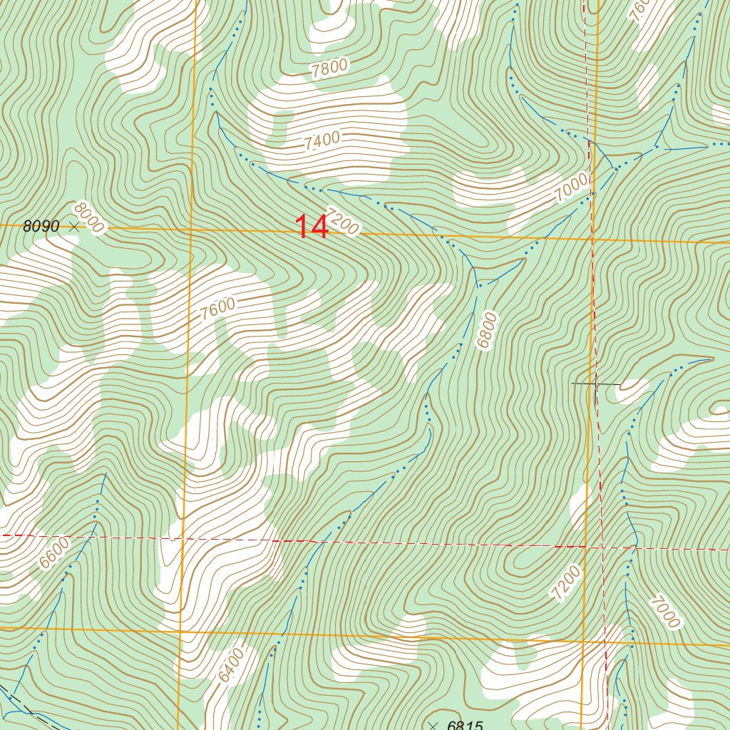 Diablo Range, NM FSTopo Legacy Map by US Forest Service - Topo | Avenza ...