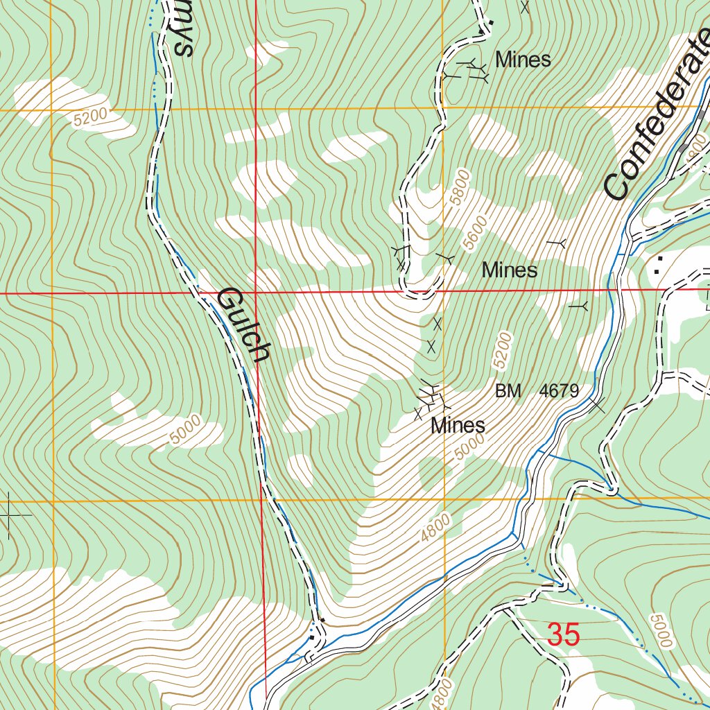 Diamond City, MT FSTopo Legacy Map by US Forest Service - Topo | Avenza ...