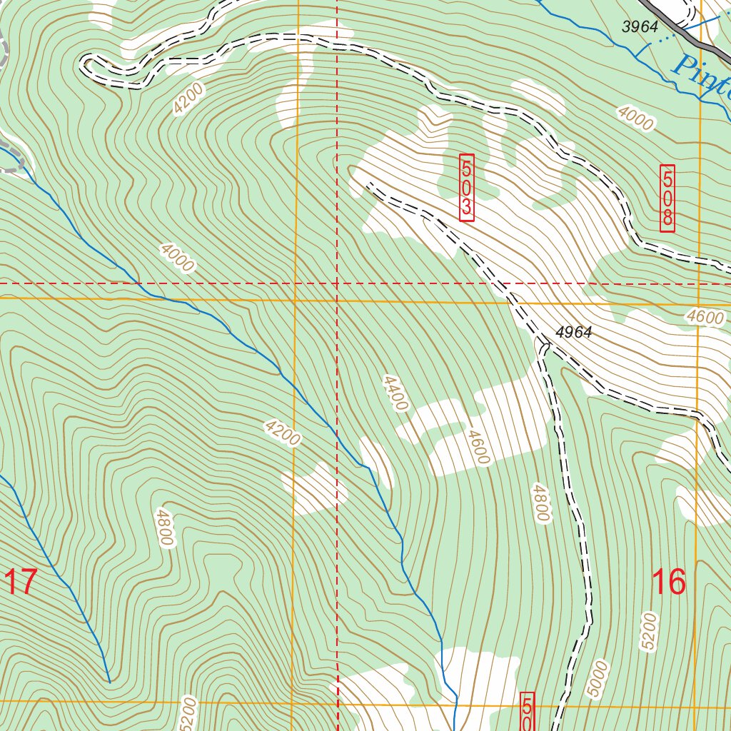 Diamond Peak, OR FSTopo Legacy Map by US Forest Service - Topo | Avenza ...