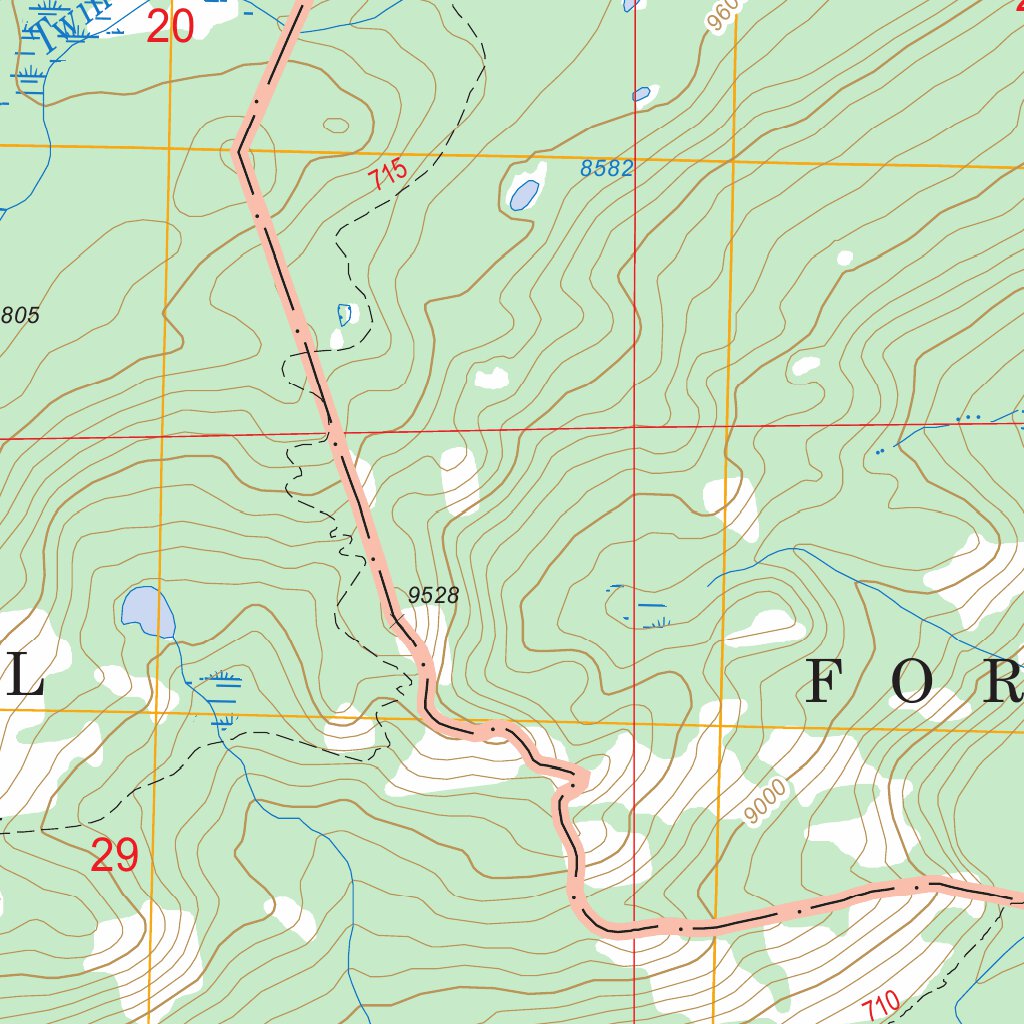 Dickinson Park, WY FSTopo Legacy Map by US Forest Service - Topo ...