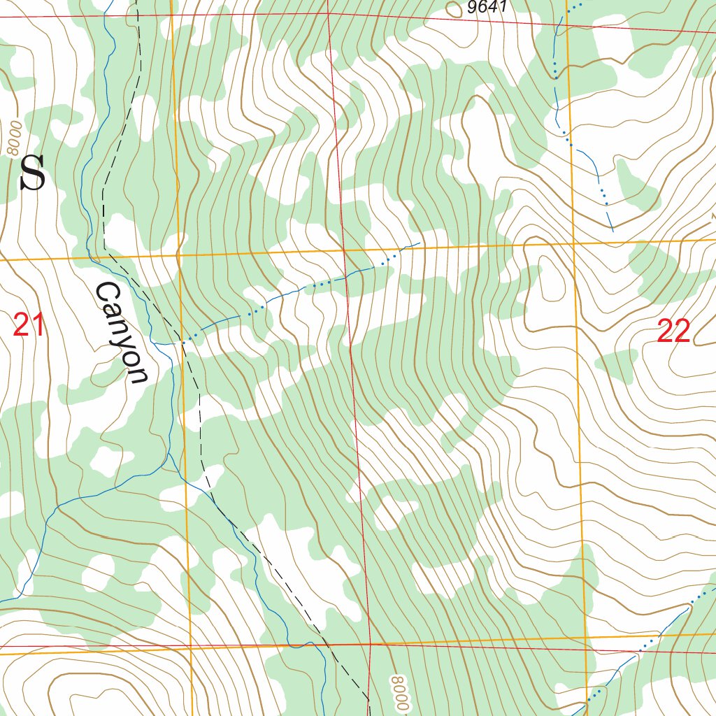 Disaster Peak, CA FSTopo Legacy Map by US Forest Service - Topo ...