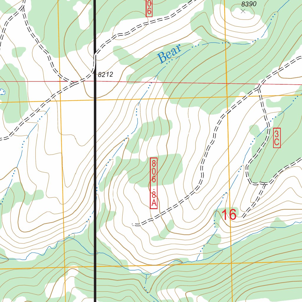 Divide Peak, WY FSTopo Legacy Map by US Forest Service - Topo | Avenza Maps
