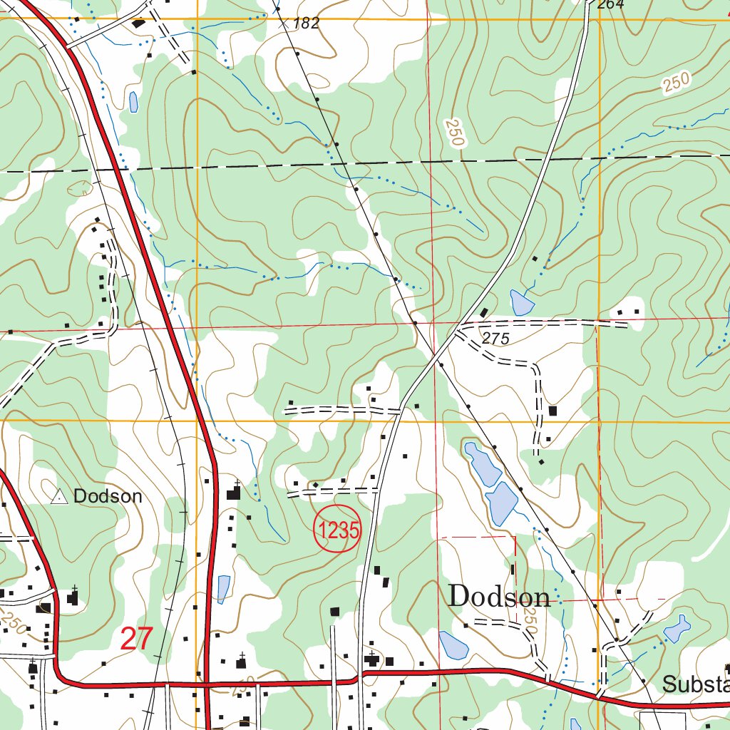 Dodson, LA FSTopo Legacy Map by US Forest Service - Topo | Avenza Maps