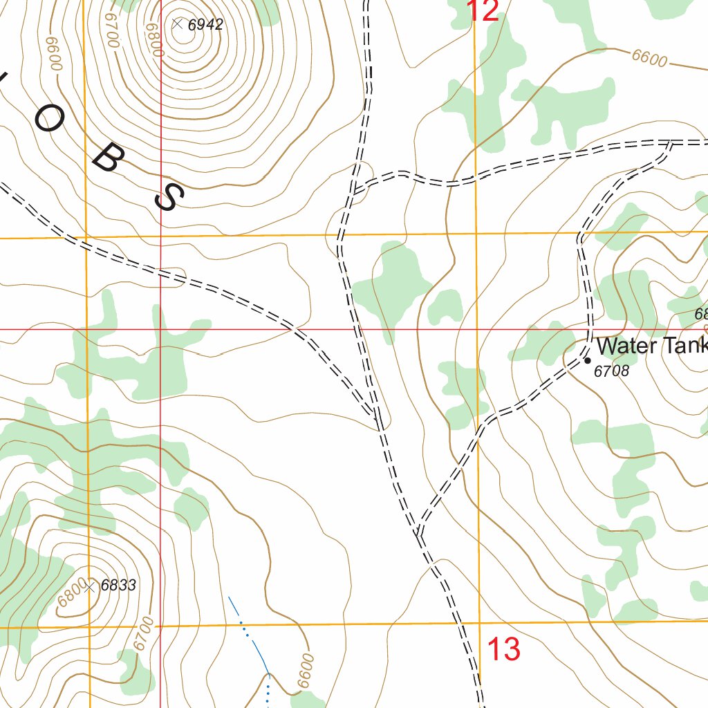 Dog Knobs, AZ FSTopo Legacy Map by US Forest Service - Topo | Avenza Maps