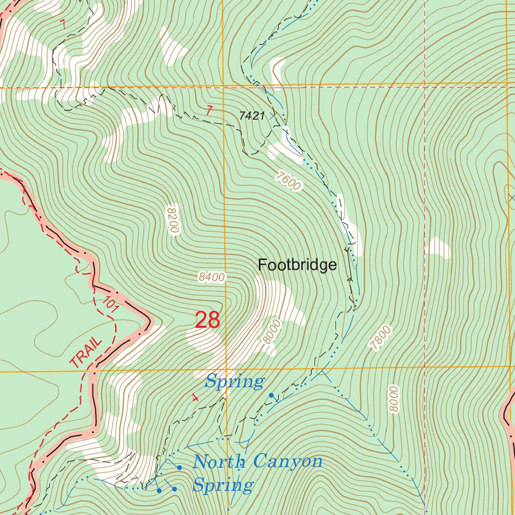 Dog Point, AZ FSTopo Legacy Map by US Forest Service - Topo | Avenza Maps