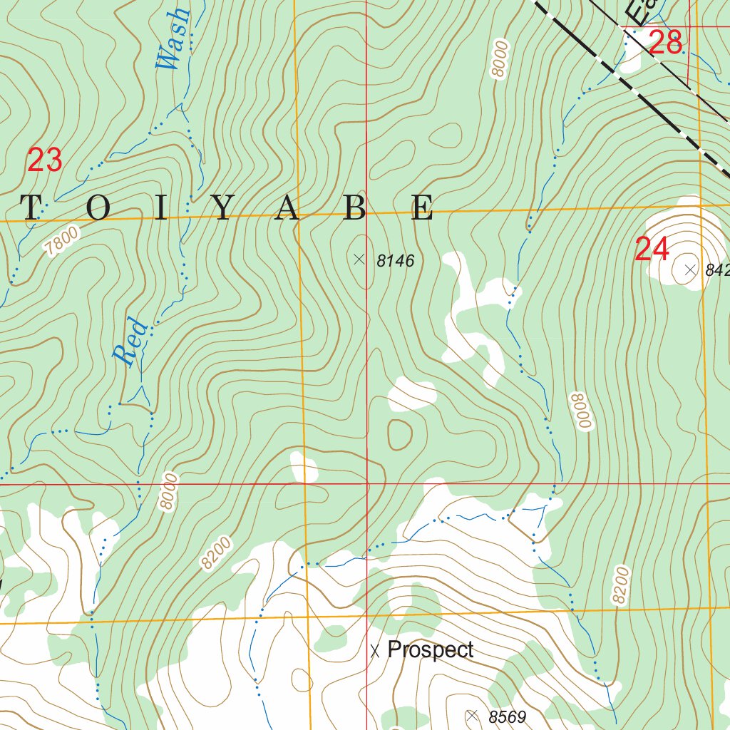 Dome Hill, CA - NV FSTopo Legacy Map by US Forest Service - Topo ...