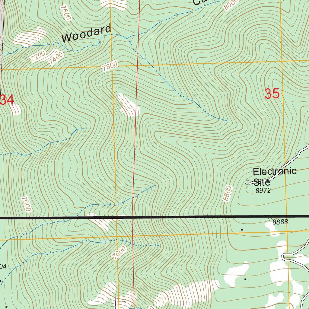 Durango East, CO FSTopo Legacy Map by US Forest Service - Topo | Avenza ...