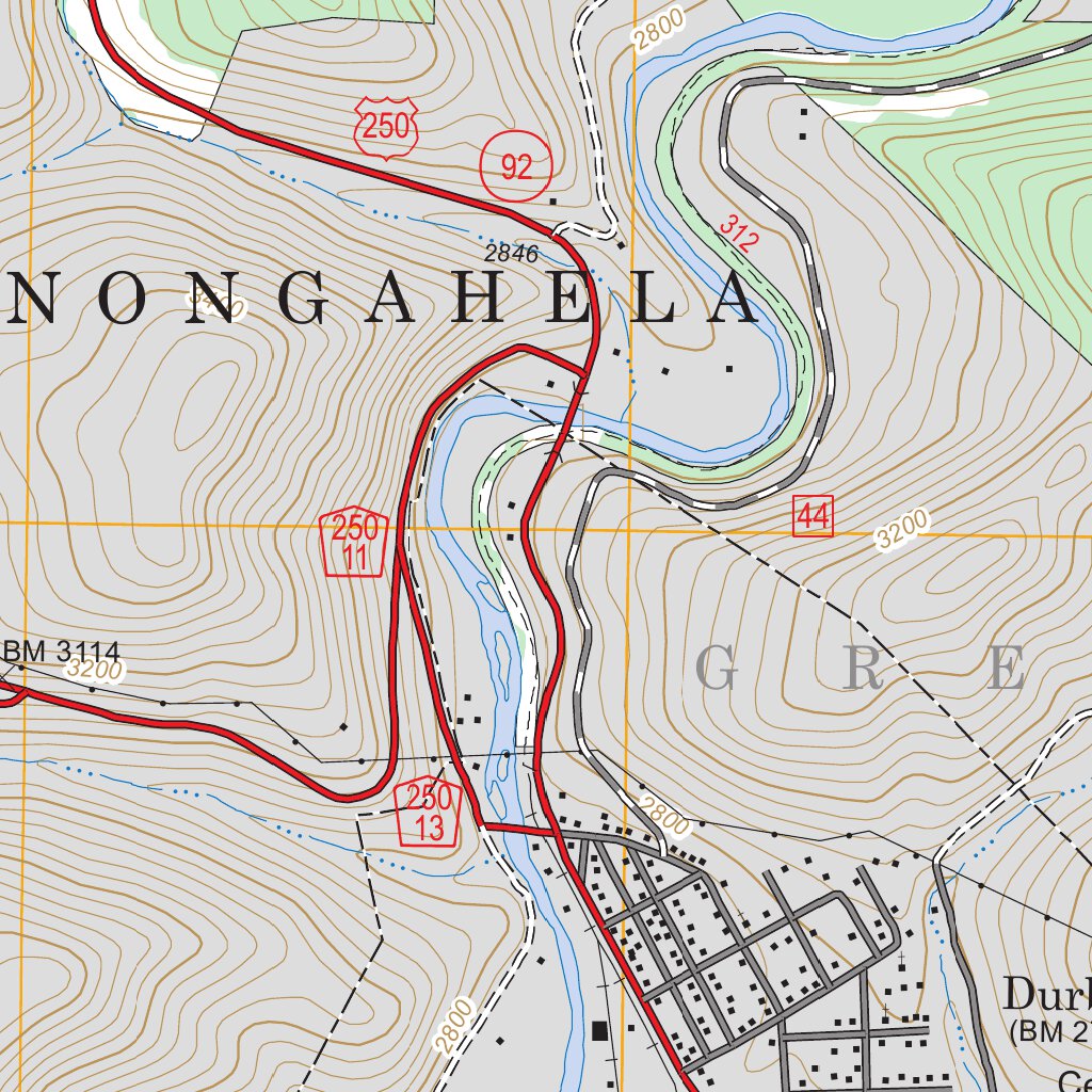 Durbin, WV FSTopo Legacy Map by US Forest Service - Topo | Avenza Maps