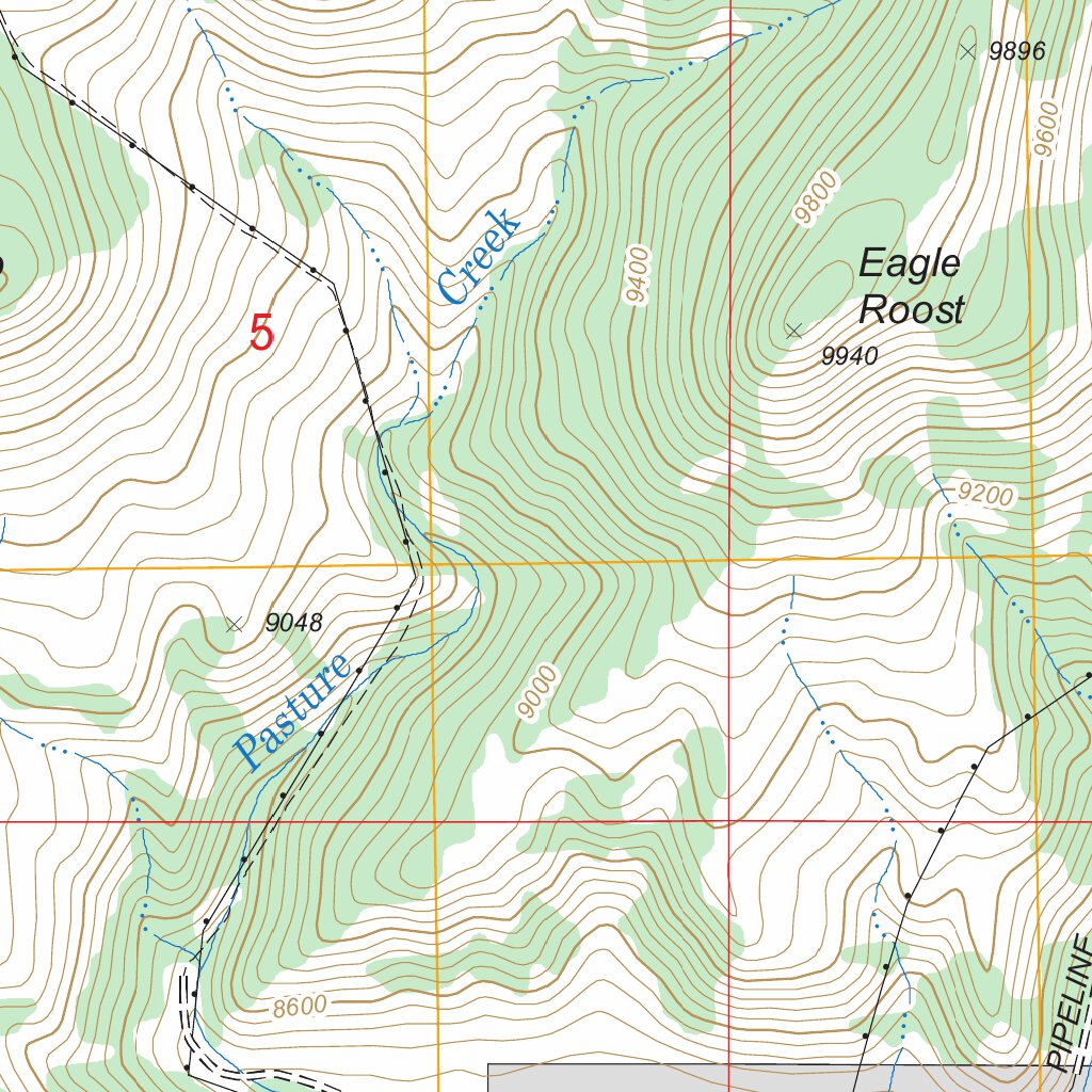 Eagle Roost, CO FSTopo Legacy Map by US Forest Service - Topo | Avenza Maps