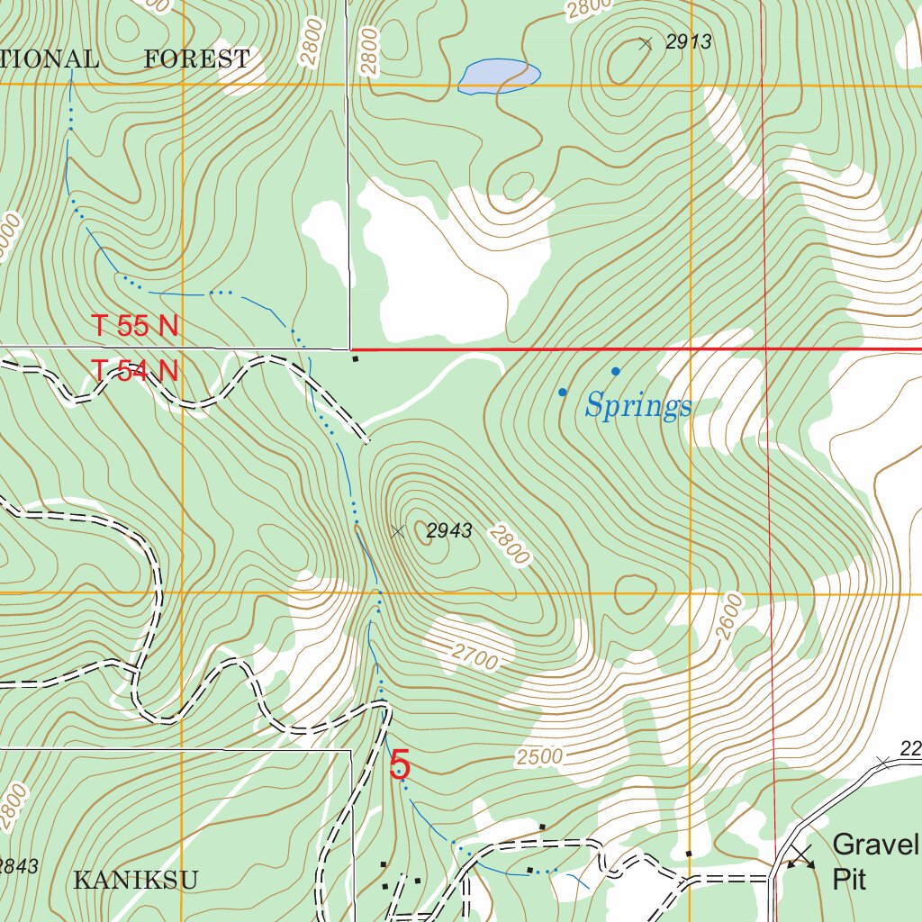 Edgemere, ID FSTopo Legacy Map by US Forest Service - Topo | Avenza Maps