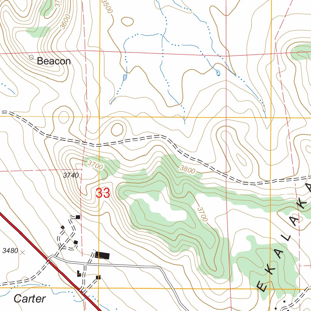Ekalaka, MT FSTopo Legacy Map by US Forest Service - Topo | Avenza Maps