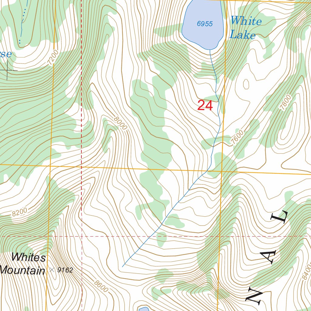 El Capitan, MT - ID FSTopo Legacy Map by US Forest Service - Topo ...