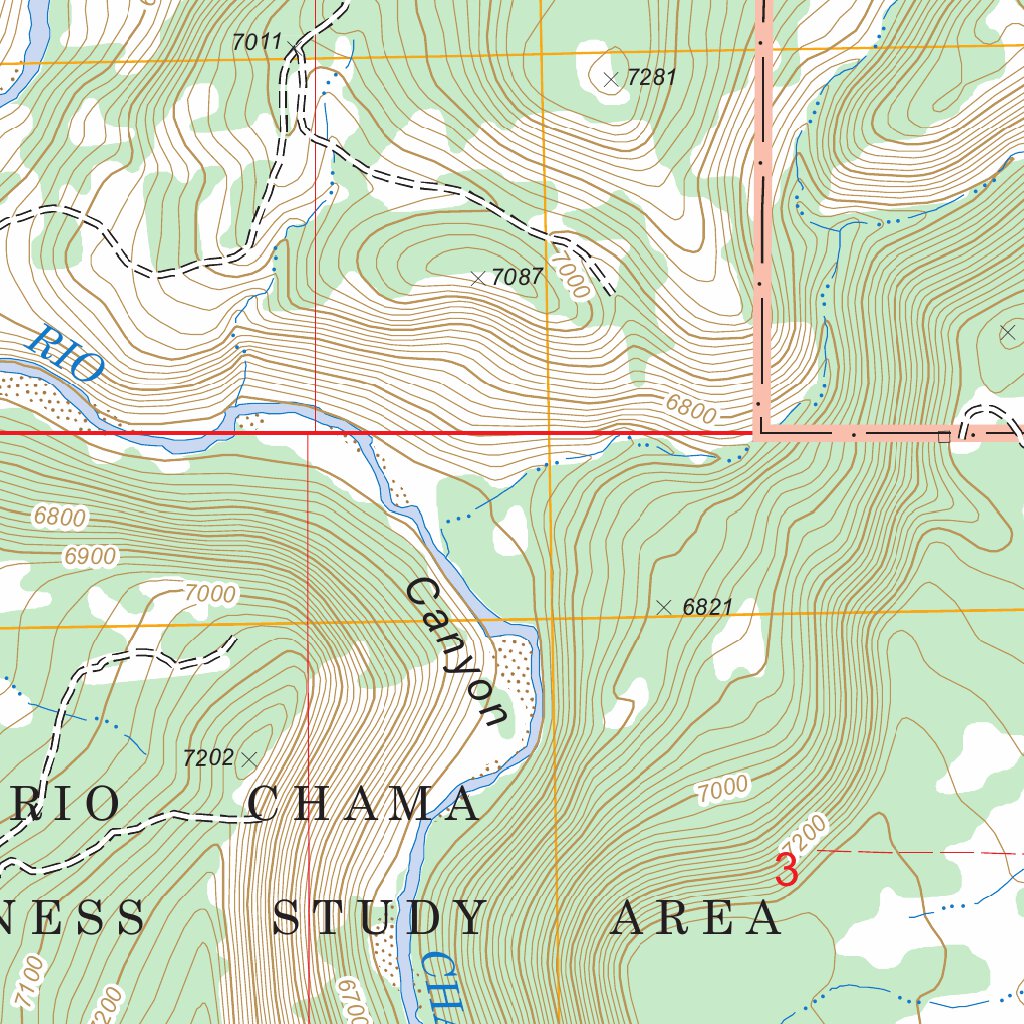 El Vado, NM FSTopo Legacy Map by US Forest Service - Topo | Avenza Maps