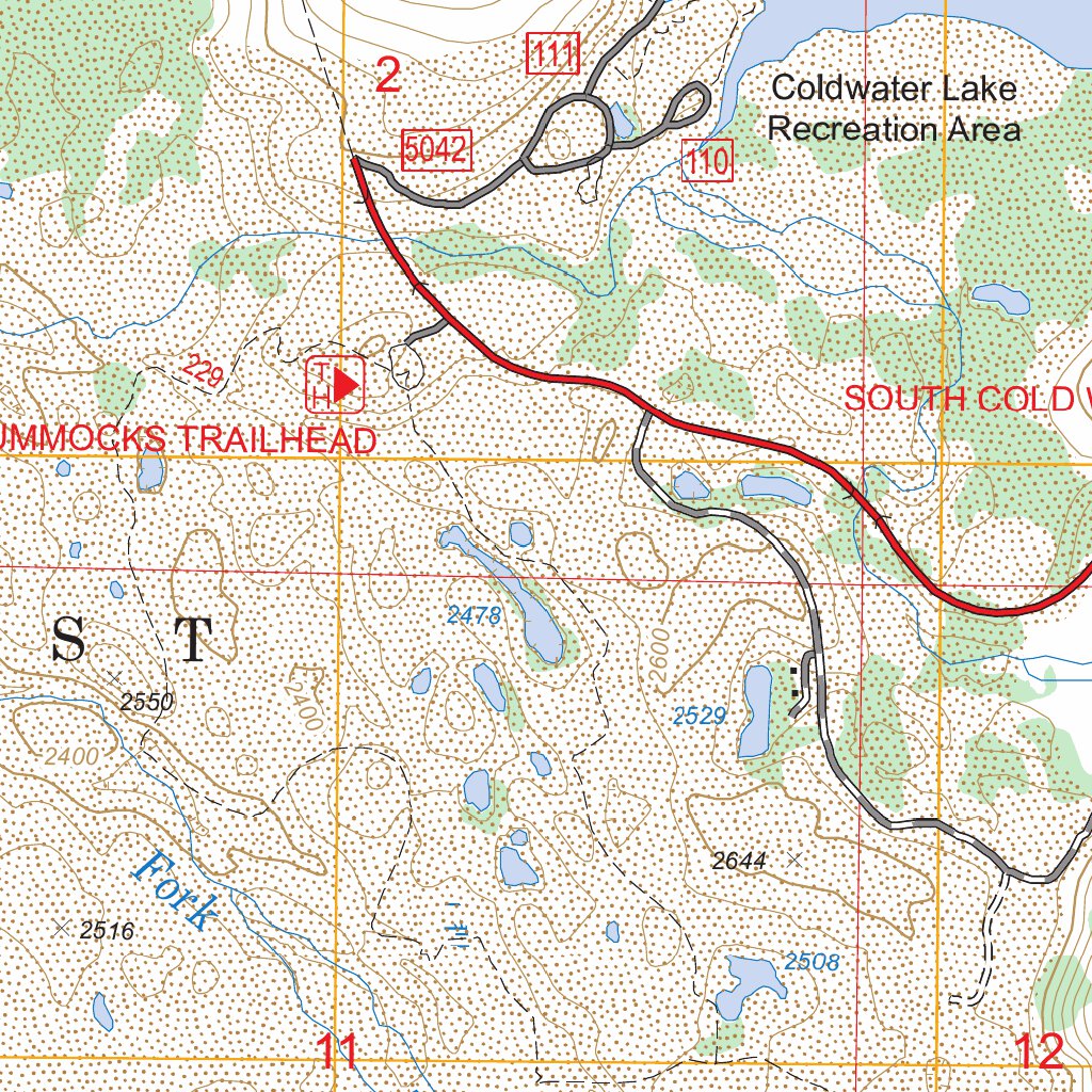 Elk Rock, WA FSTopo Legacy Map by US Forest Service - Topo | Avenza Maps