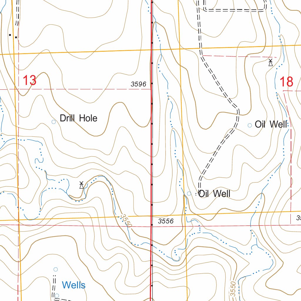 Elkhart South, KS - OK FSTopo Legacy Map by US Forest Service - Topo ...