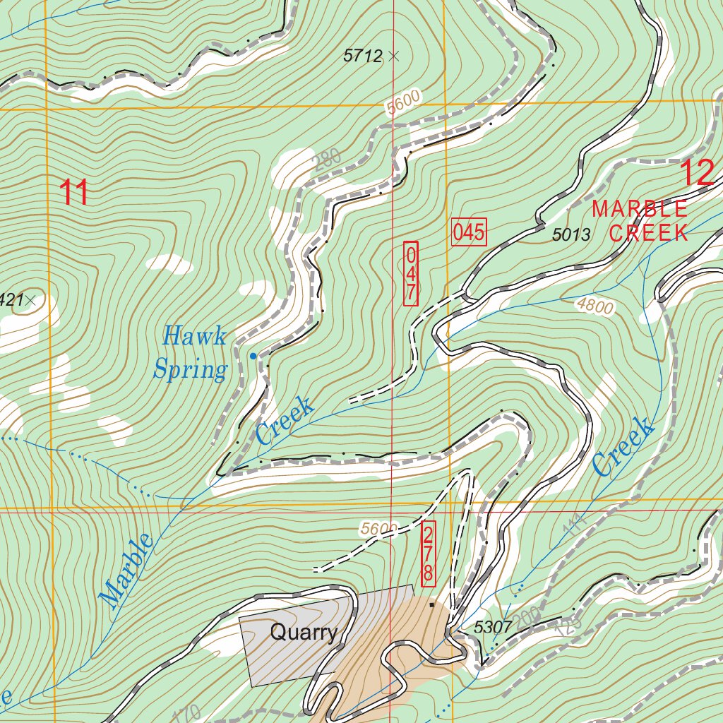 Elkhorn Peak, OR FSTopo Legacy Map by US Forest Service - Topo | Avenza ...
