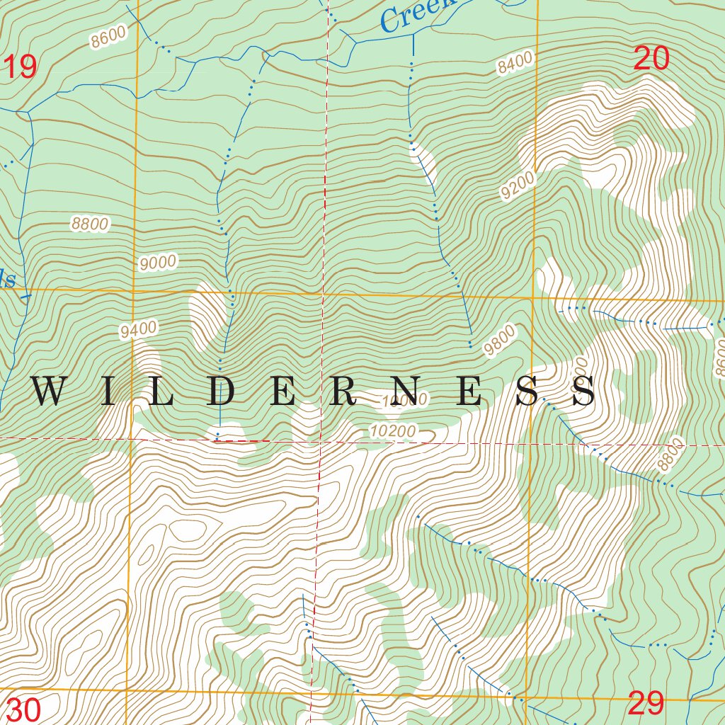 Elkhorn Peak, WY FSTopo Legacy Map by US Forest Service - Topo | Avenza ...