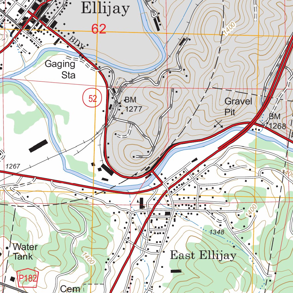 Ellijay, GA FSTopo Legacy Map by US Forest Service - Topo | Avenza Maps
