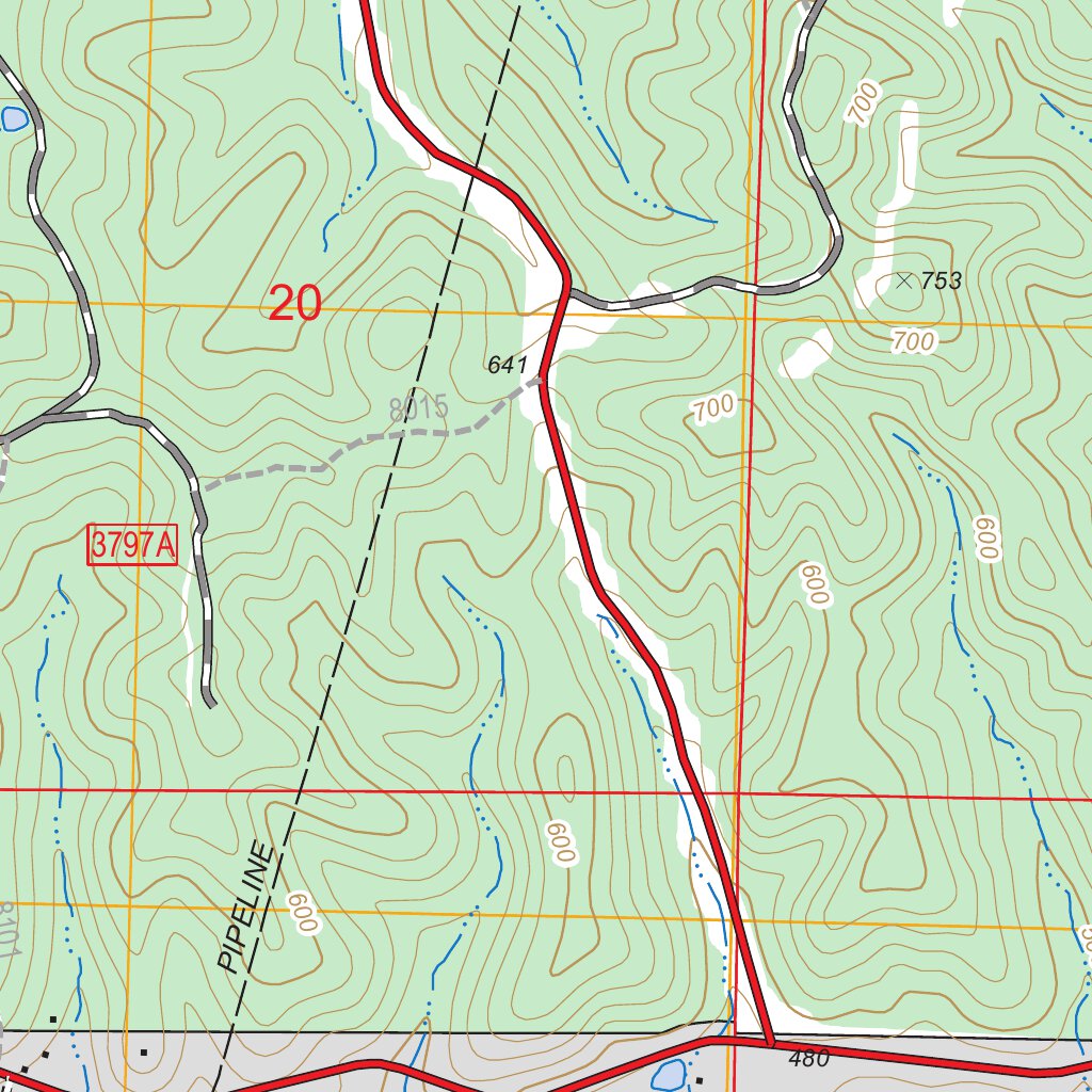 Ellsinore, MO FSTopo Legacy Map by US Forest Service - Topo | Avenza Maps