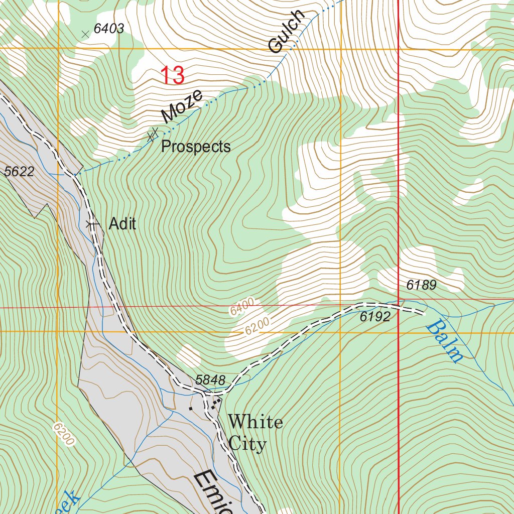 Emigrant, MT FSTopo Legacy Map by US Forest Service - Topo | Avenza Maps