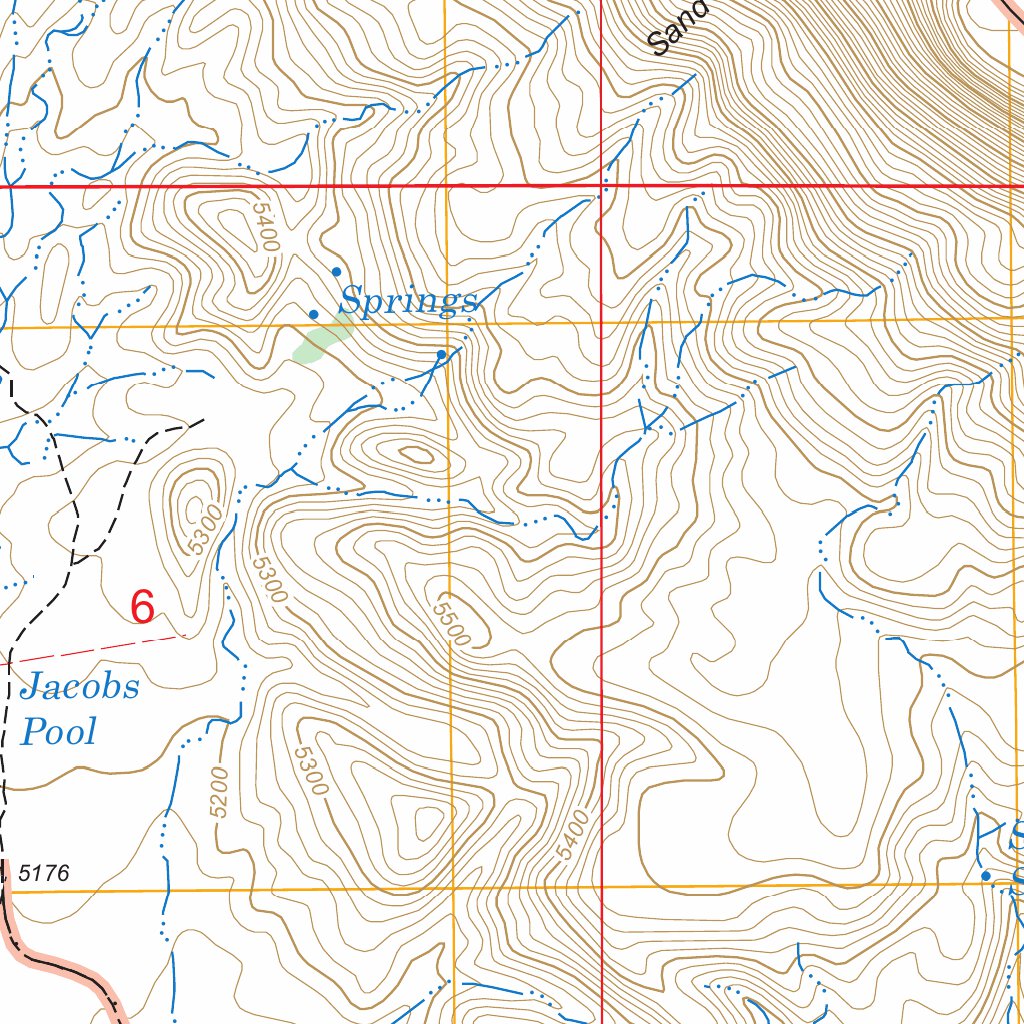 Emmett Hill, AZ FSTopo Legacy Map by US Forest Service - Topo | Avenza Maps