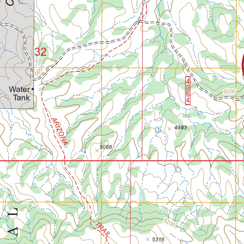 Empire Ranch, AZ FSTopo Legacy Map by US Forest Service - Topo | Avenza ...