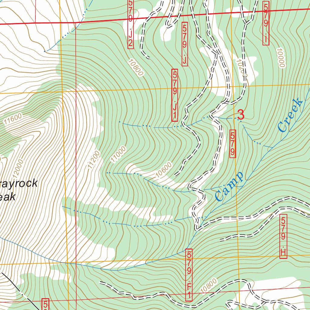 Engineer Mountain, CO FSTopo Legacy Map by US Forest Service - Topo ...