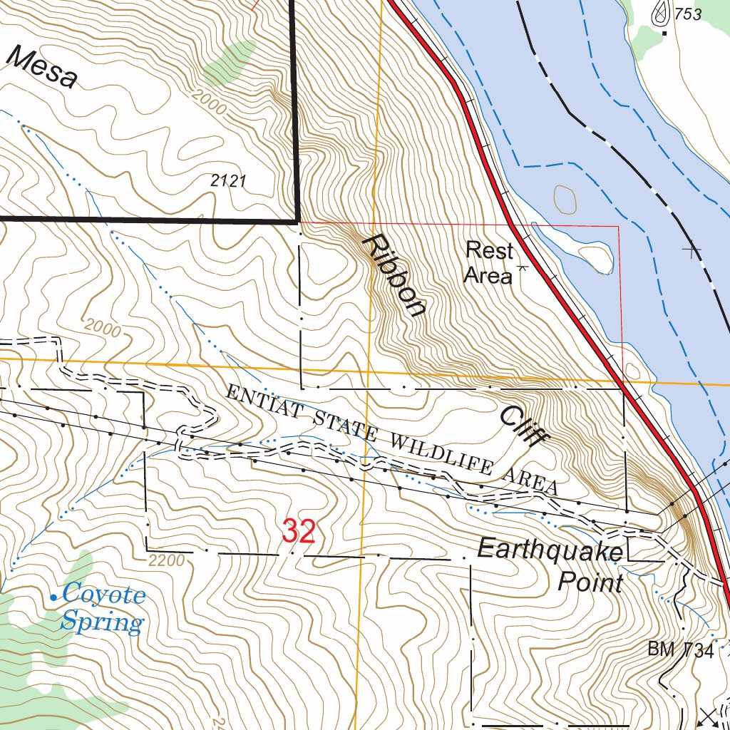 Entiat, WA FSTopo Legacy Map by US Forest Service - Topo | Avenza Maps