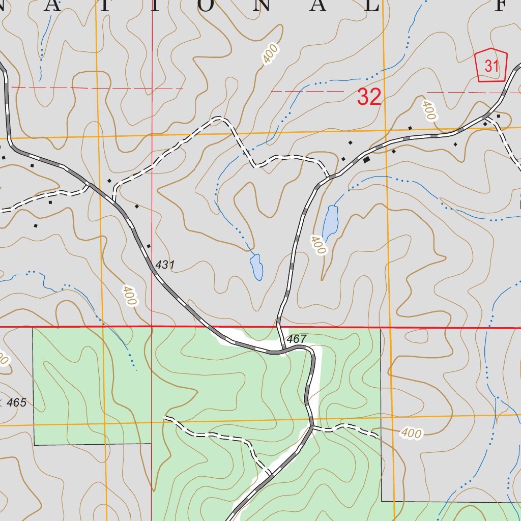 Etta, MS FSTopo Legacy Map by US Forest Service - Topo | Avenza Maps