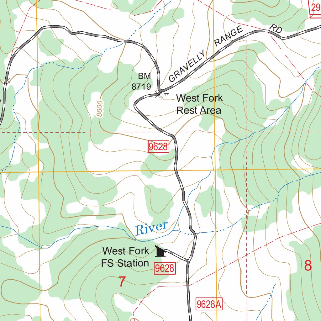 Eureka Basin, MT FSTopo Legacy Map by US Forest Service - Topo | Avenza ...