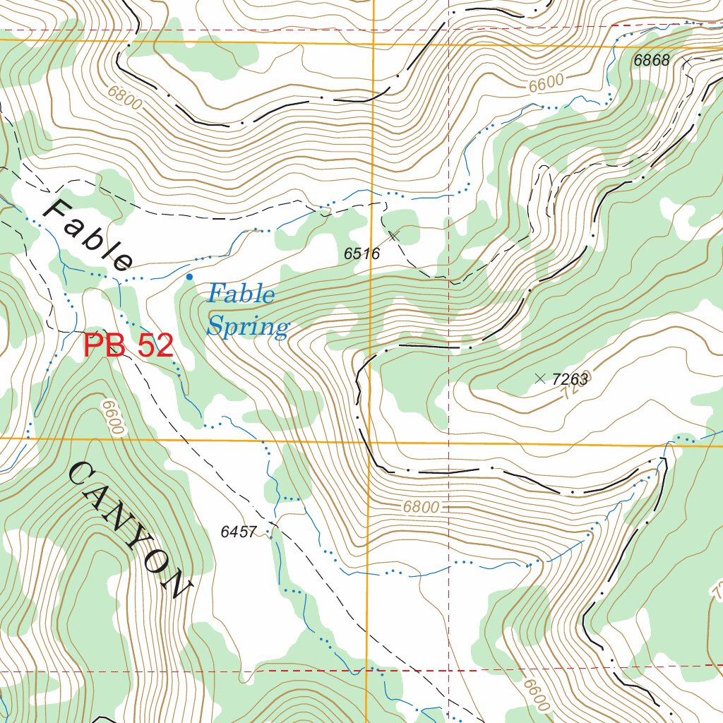Fable Valley, UT FSTopo Legacy Map by US Forest Service - Topo | Avenza ...