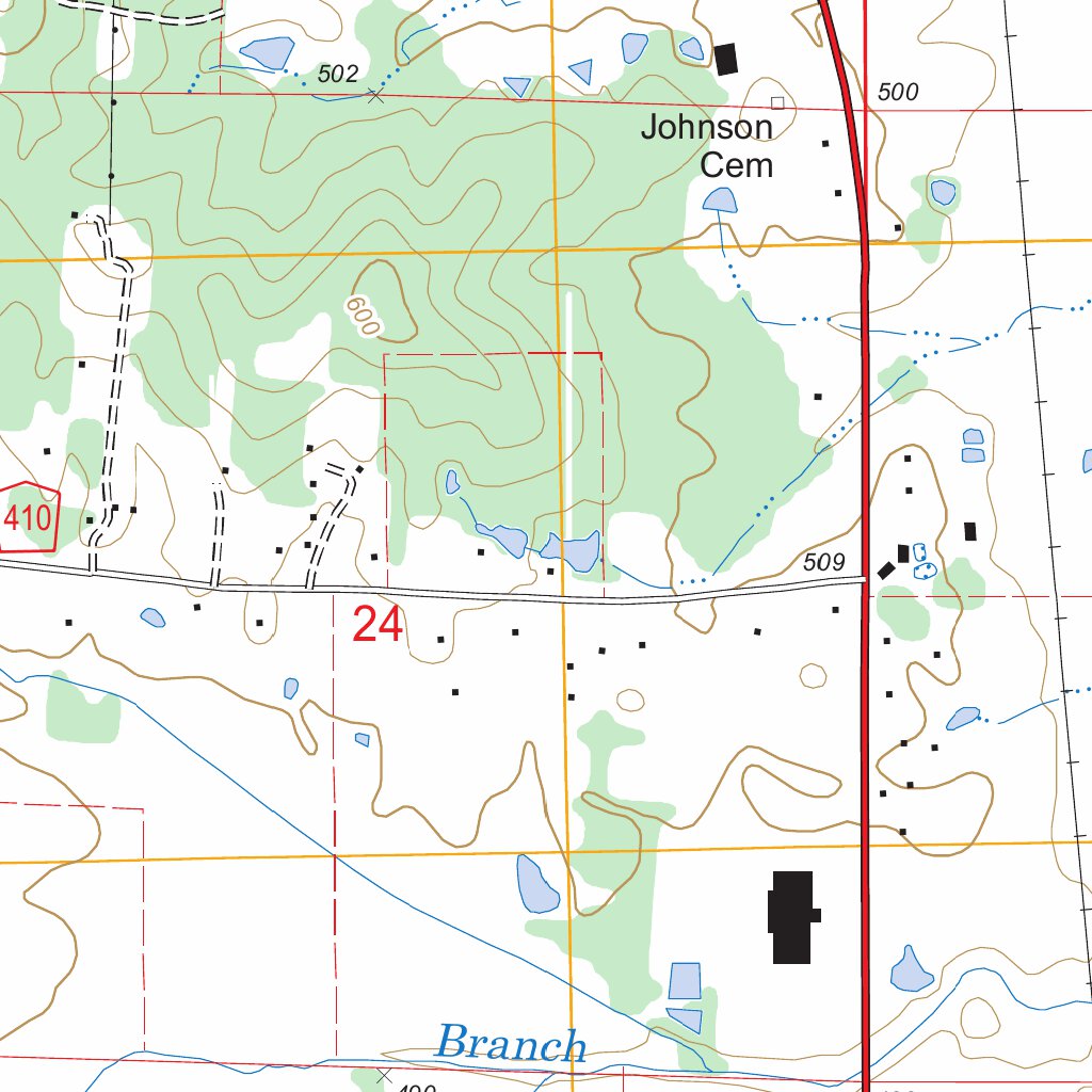 Falkner, MS FSTopo Legacy Map by US Forest Service - Topo | Avenza Maps
