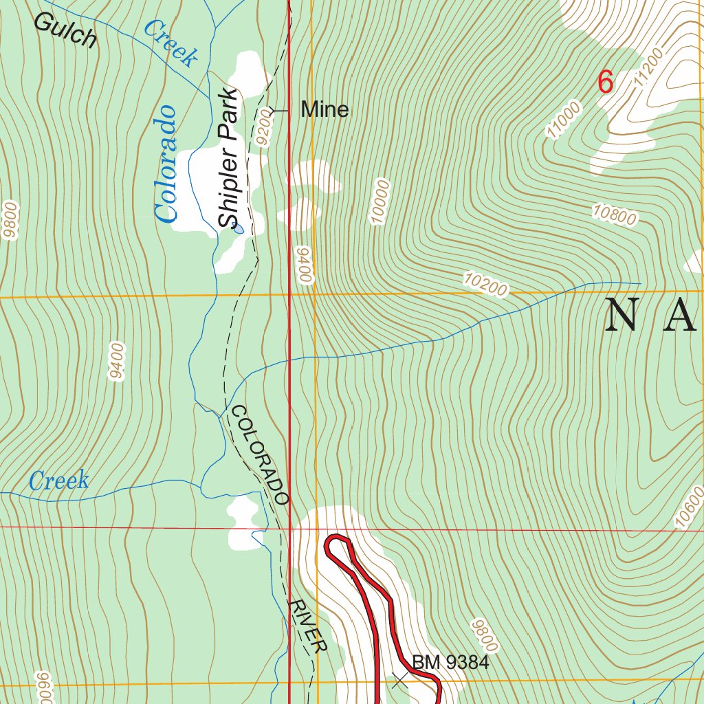 Fall River Pass, CO FSTopo Legacy Map by US Forest Service - Topo ...