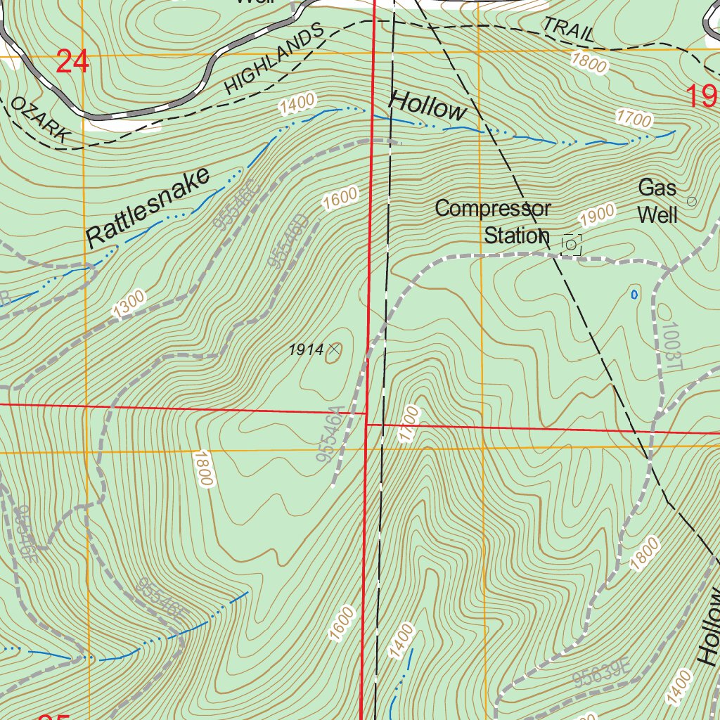 Fern, AR FSTopo Legacy Map by US Forest Service - Topo | Avenza Maps