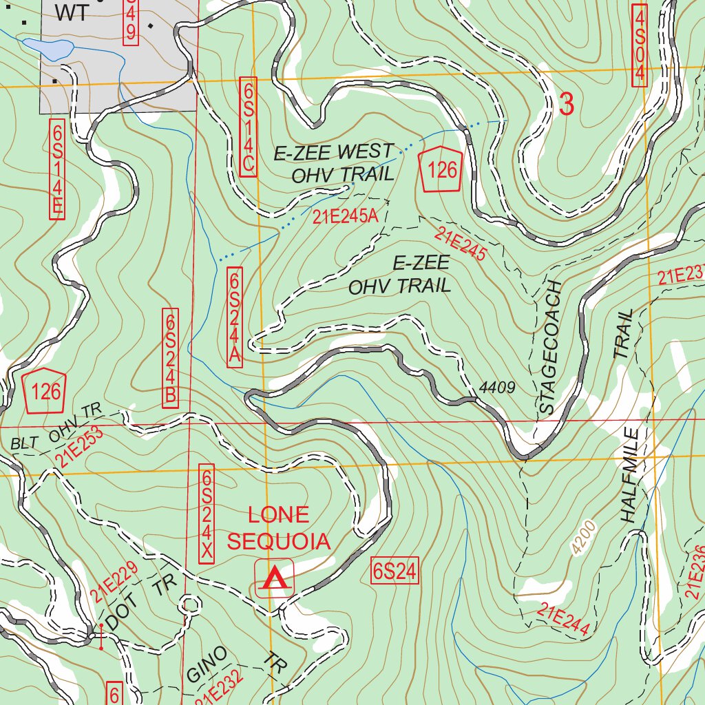 Fish Camp, CA FSTopo Legacy Map by US Forest Service - Topo | Avenza Maps