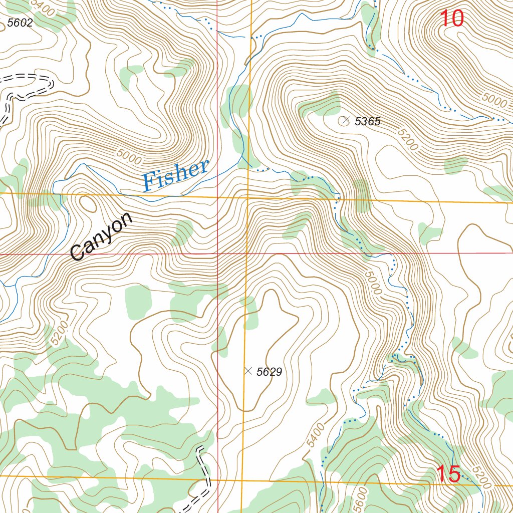 Fisher Valley, UT FSTopo Legacy Map by US Forest Service - Topo ...