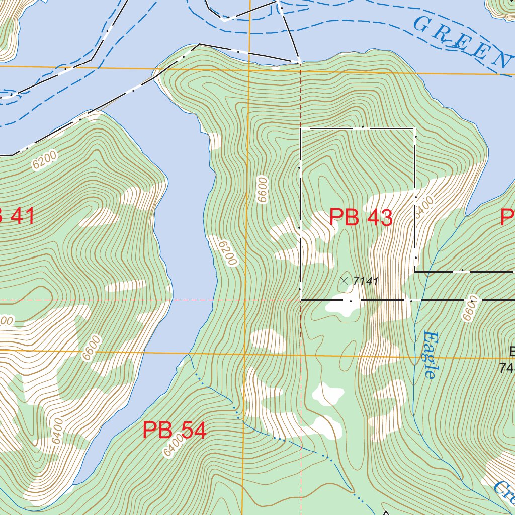 Flaming Gorge, UT - WY FSTopo Legacy Map by US Forest Service - Topo ...