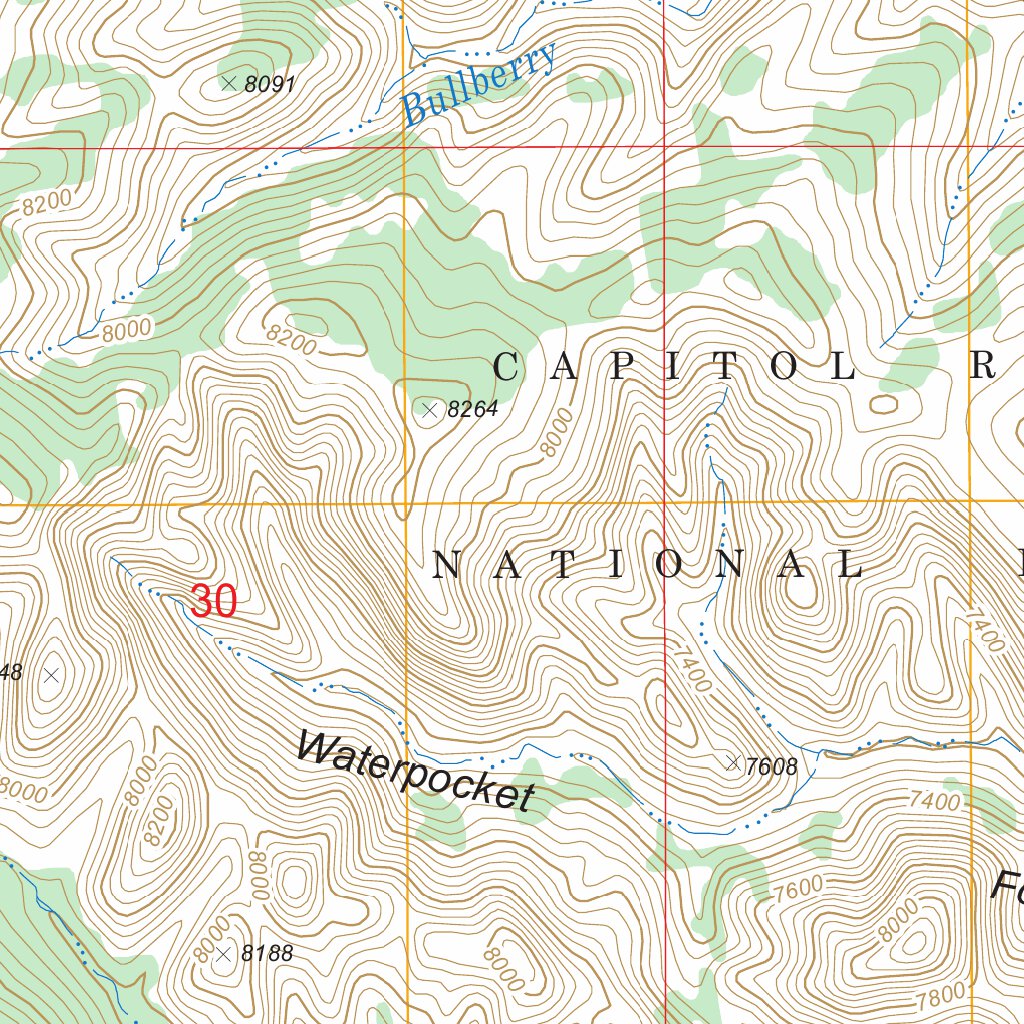 Flat Top, UT FSTopo Legacy Map by US Forest Service - Topo | Avenza Maps