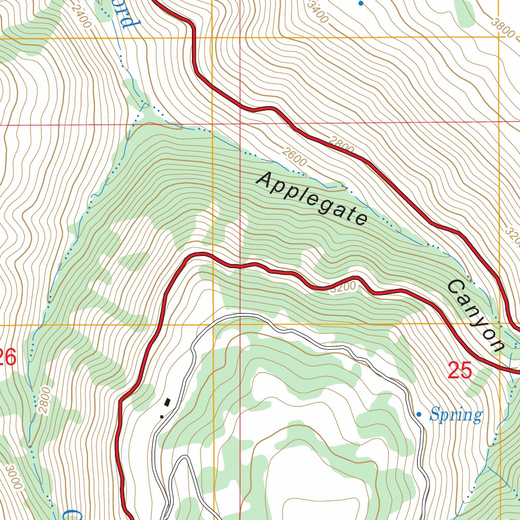 Flora, OR - WA FSTopo Legacy Map by US Forest Service - Topo | Avenza Maps