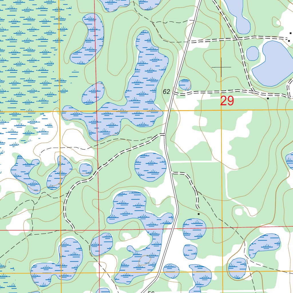 Fort McCoy, FL FSTopo Legacy Map by US Forest Service - Topo | Avenza Maps
